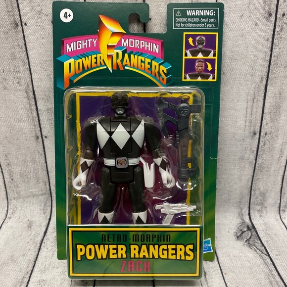 Hasbro | Toys | Hasbro Mighty Morphin Power Rangers Retro Morphin Black ...